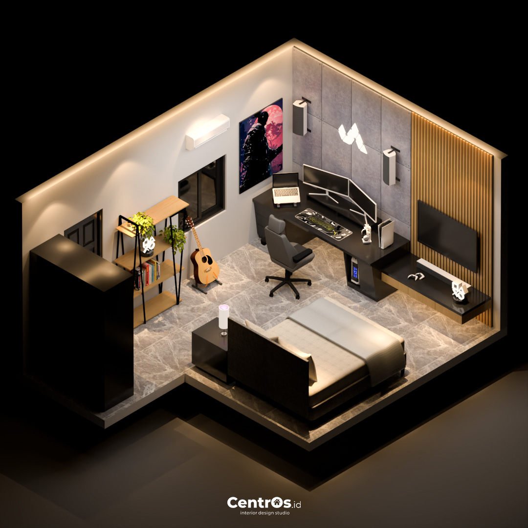 Interior Kamar Gaming: Ciptakan Pengalaman Gaming Mengagumkan di Rumah ...